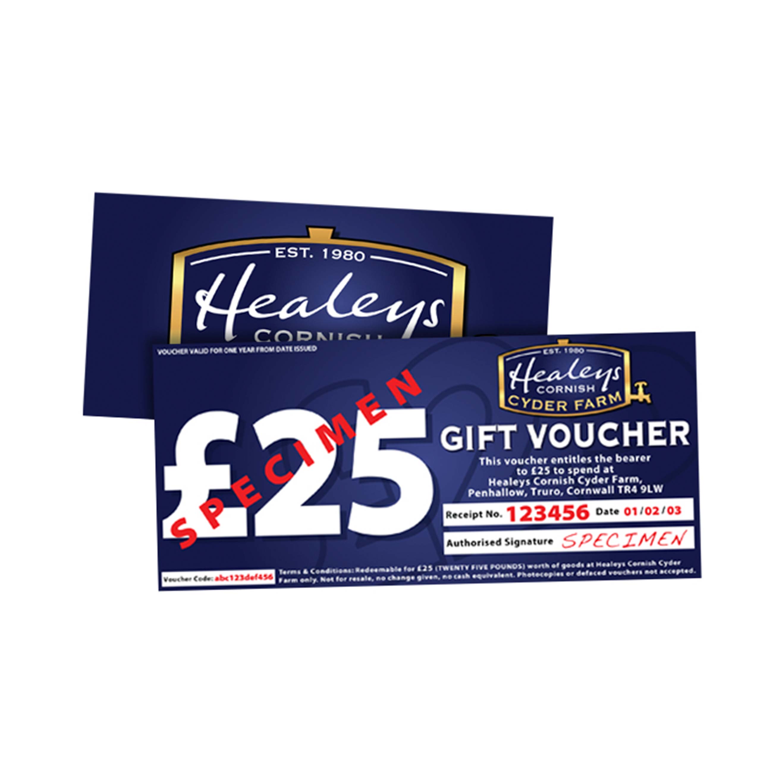 Gift Voucher £25 | Healeys Cyder Farm Online Shop