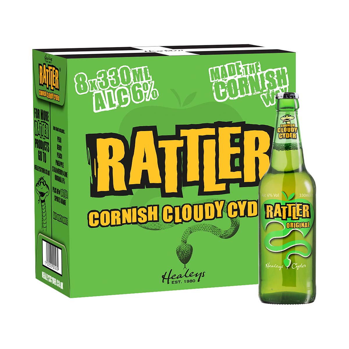 Rattler Original Cider | Cornish Cider | Healeys Cyder