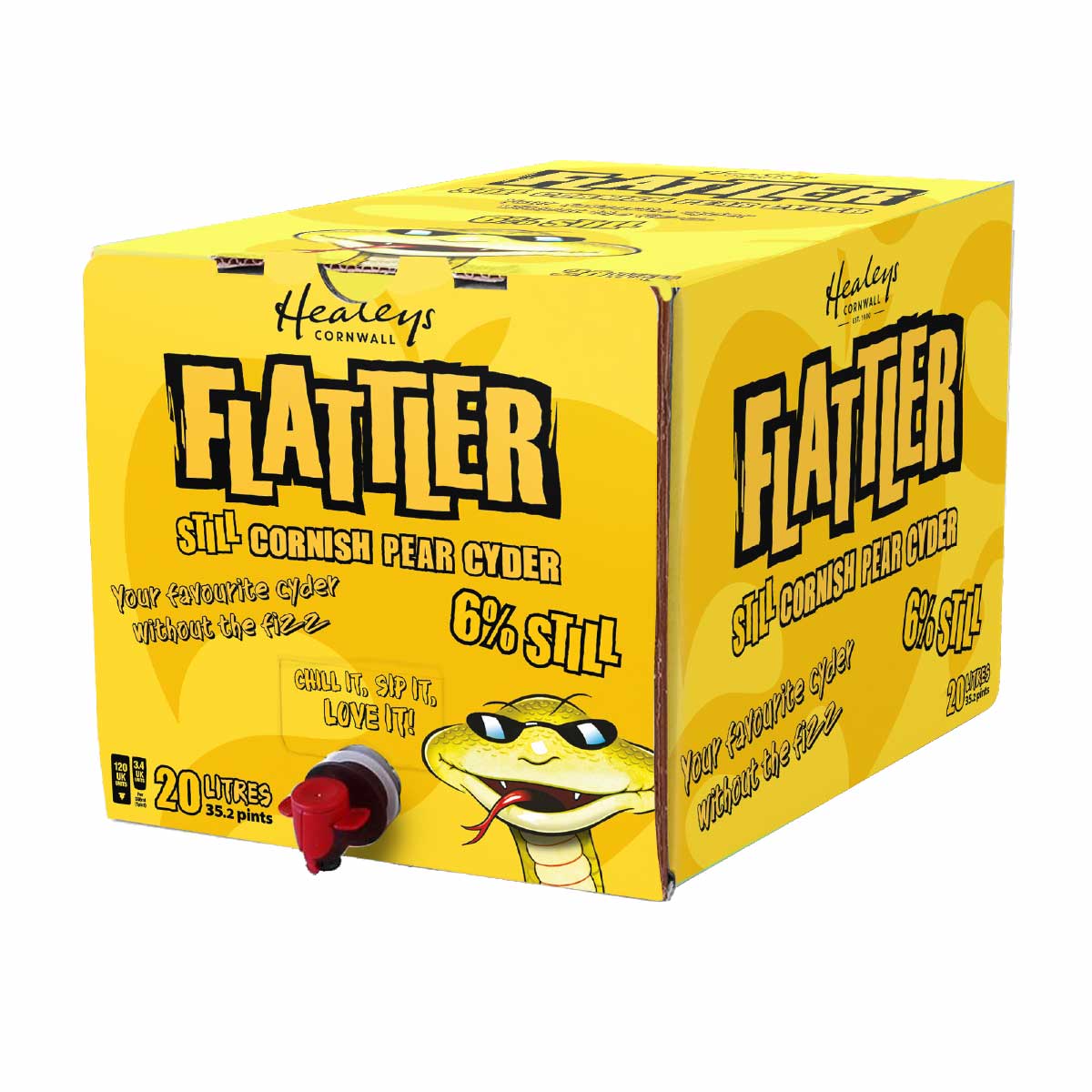 Flattler Still Cornish Pear Cider 6% | 20L | Healeys Cyder