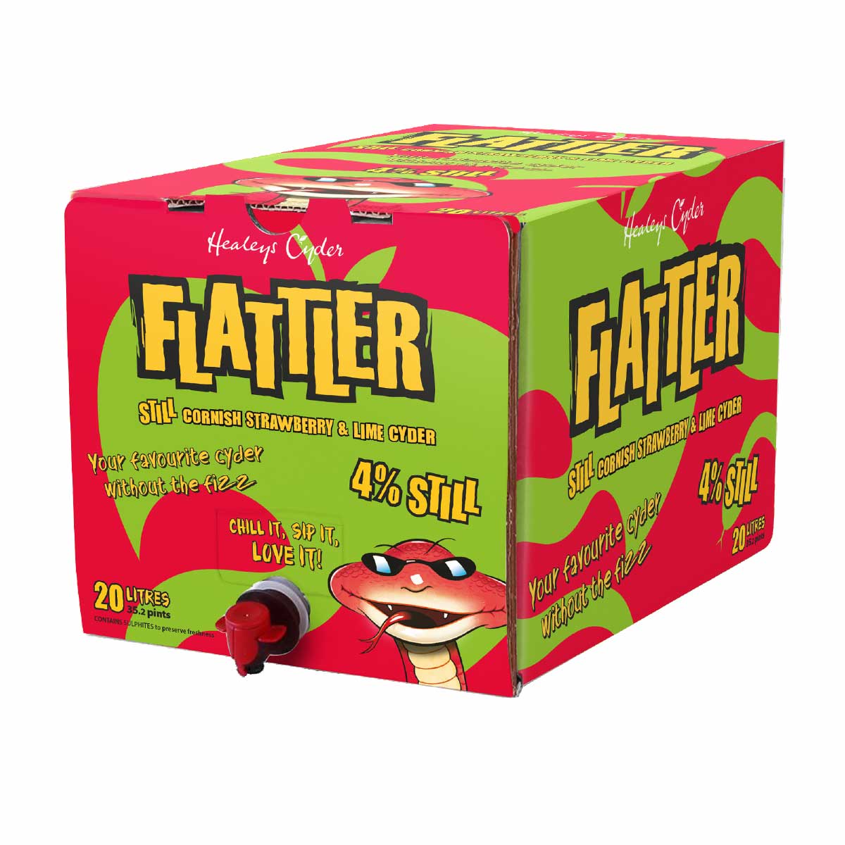 Flattler Still Cornish Cider 6% | 3L | Healeys Cyder