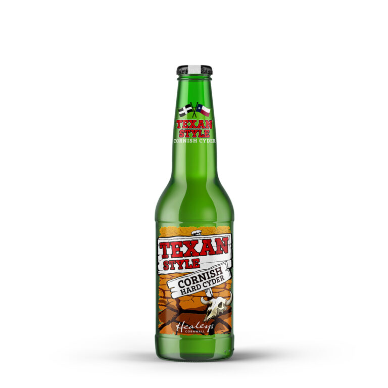 Texan Style Cornish Hard Cider | 8 x 330ml | Healeys Cyder